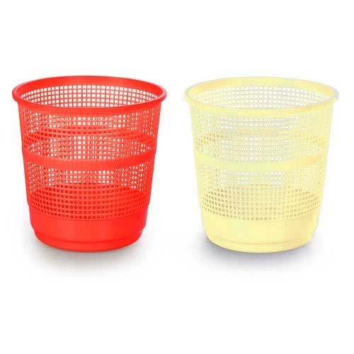 WASTE BIN PVC-AMITCO - Plastic Mesh Dustbin - Doha Stationery