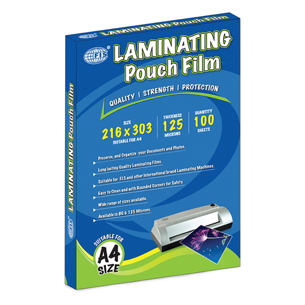 A4 Lamination Film Lamination Sheet Roll 100 Pcs Pkt Doha Stationery